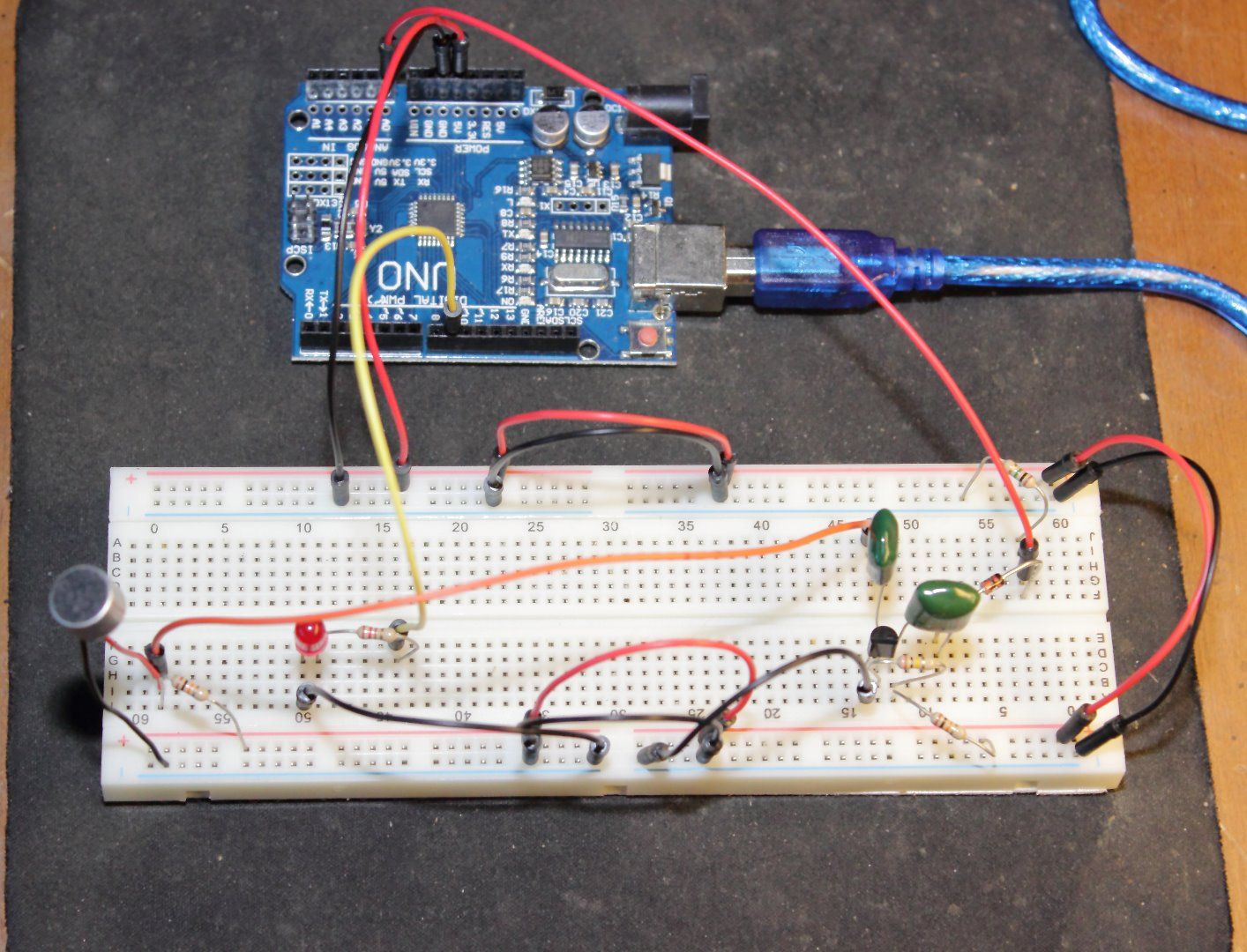 ARDUINO One Transistor Sound Detector - Instructables