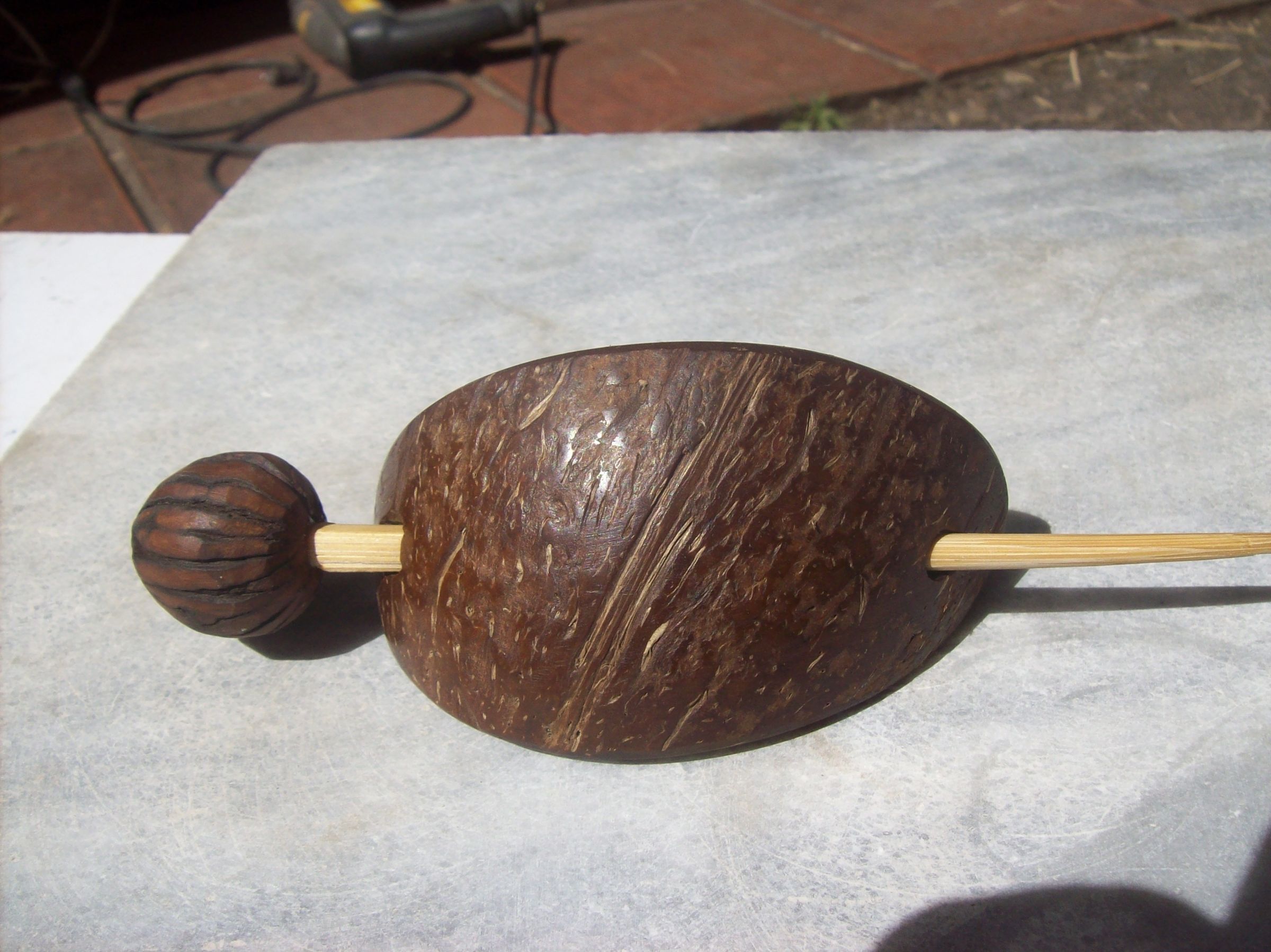 Coconut Hair Clip. : 5 Steps (with Pictures) - Instructables