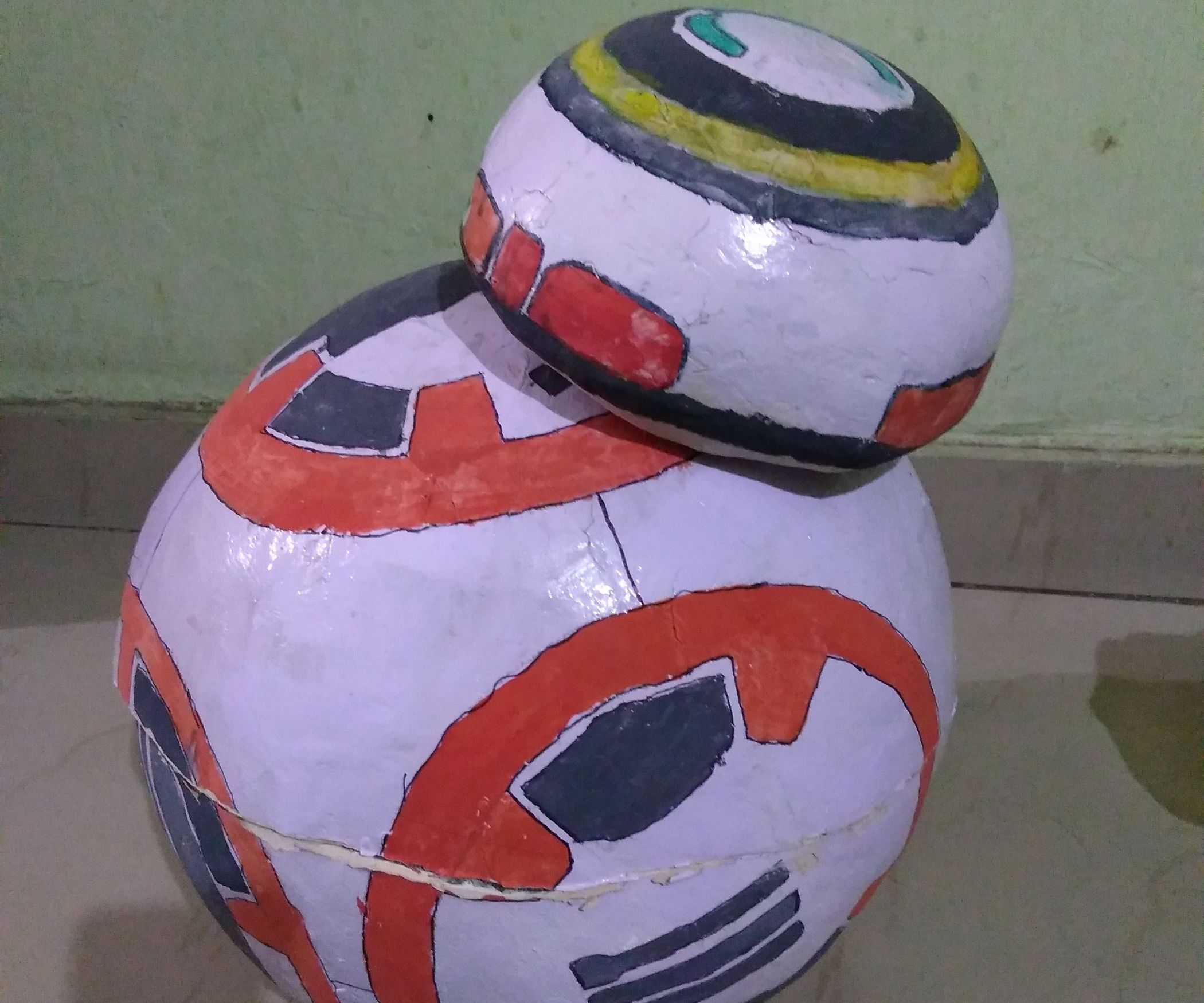 Life-Sized DIY BB-8 Droid Less Than $15 : 28 Steps (with Pictures ...