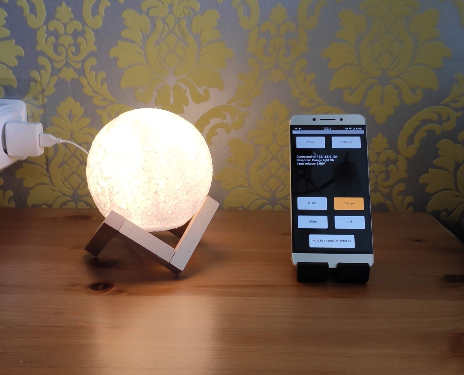 IoT Moon Lamp : 5 Steps - Instructables