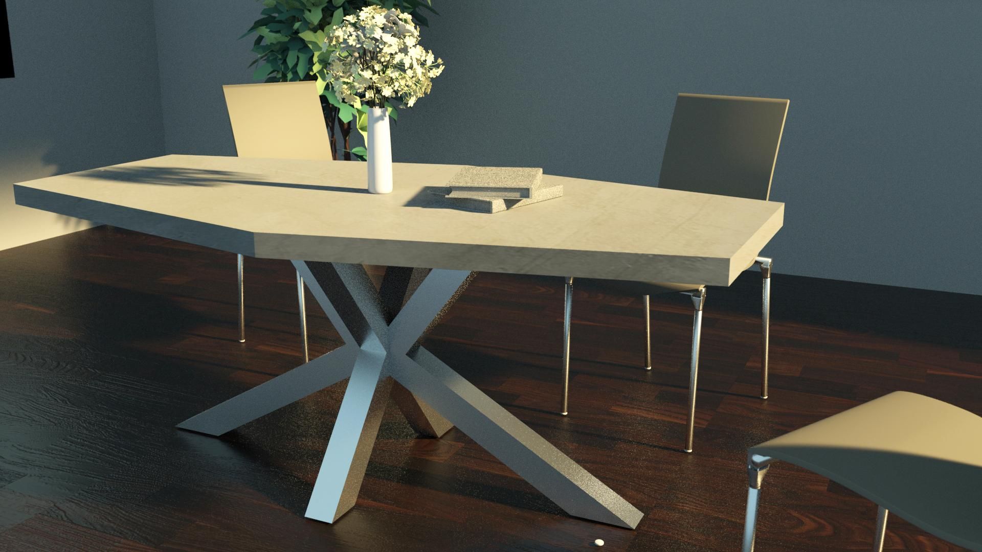 Concrete Dining Table With Foam Core and Carbon Fiber Reinforcement : 5 ...