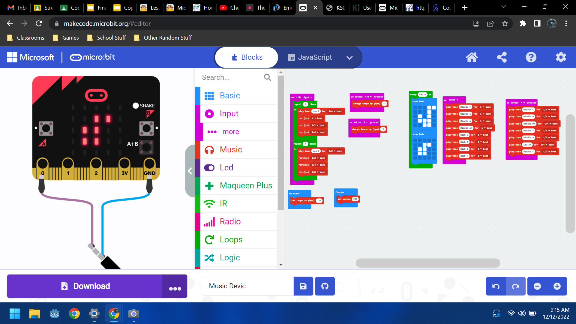 Micro:bit Musical Tuner/Metronome : 4 Steps - Instructables