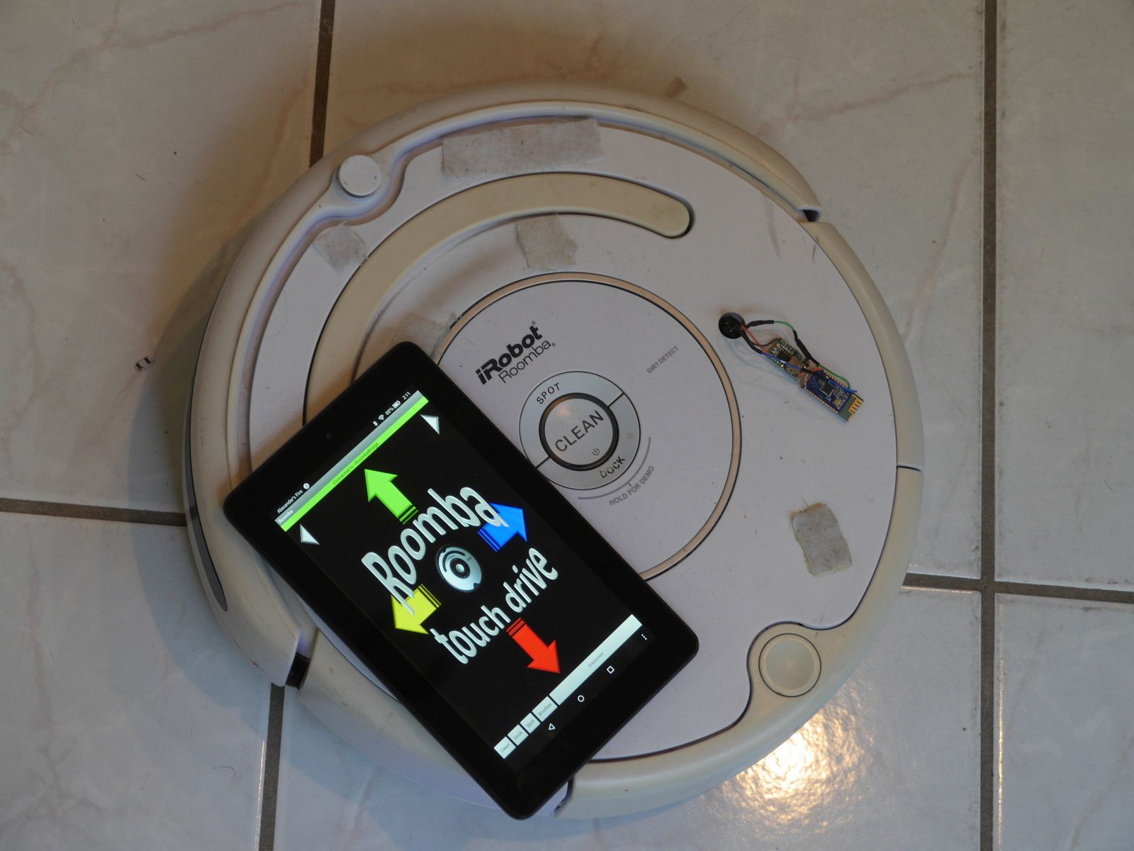 $3 Roomba 500 Bluetooth Adapter : 8 Steps (with Pictures) - Instructables