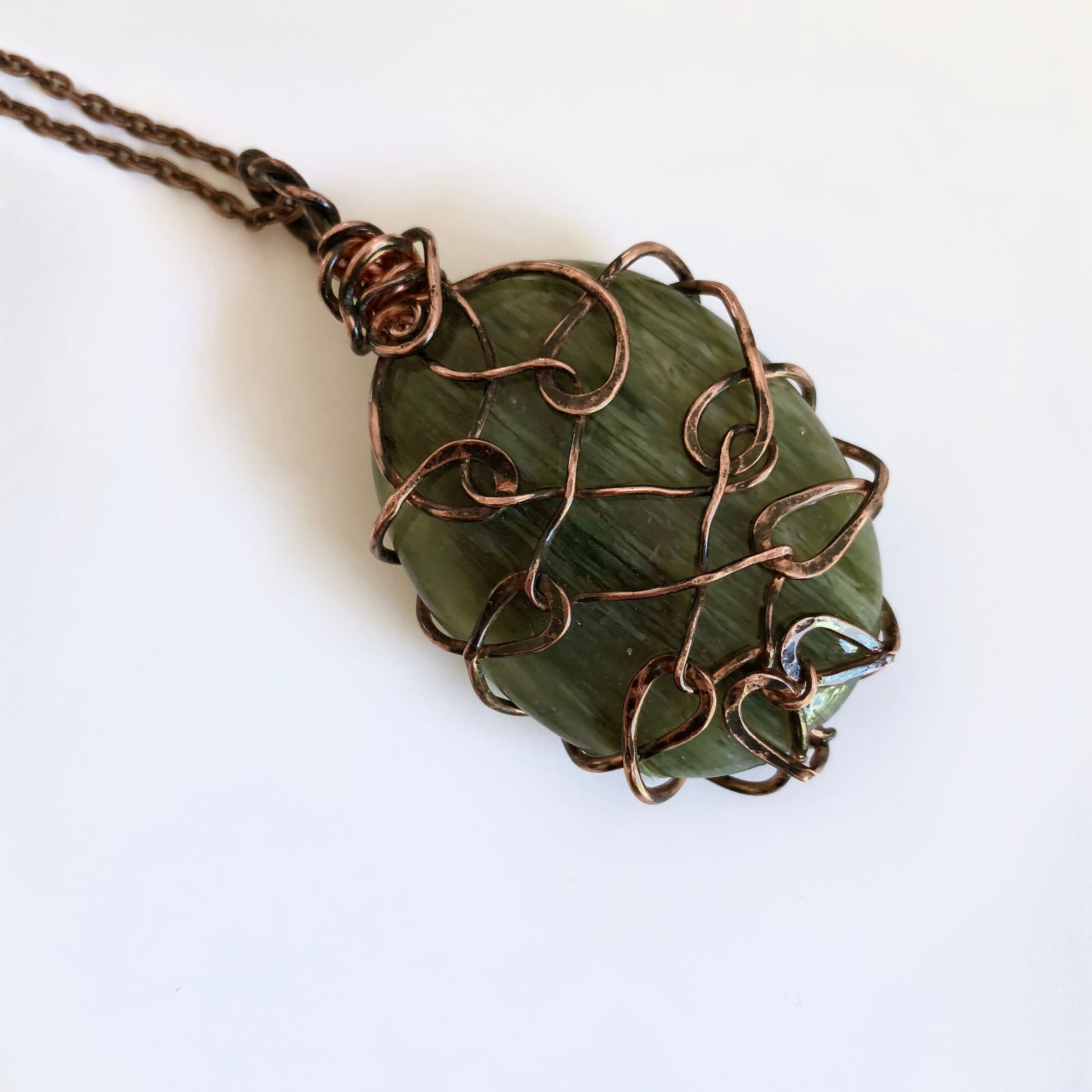 Laced Up Stone Wire Wrapped Pendant : 16 Steps (with Pictures ...