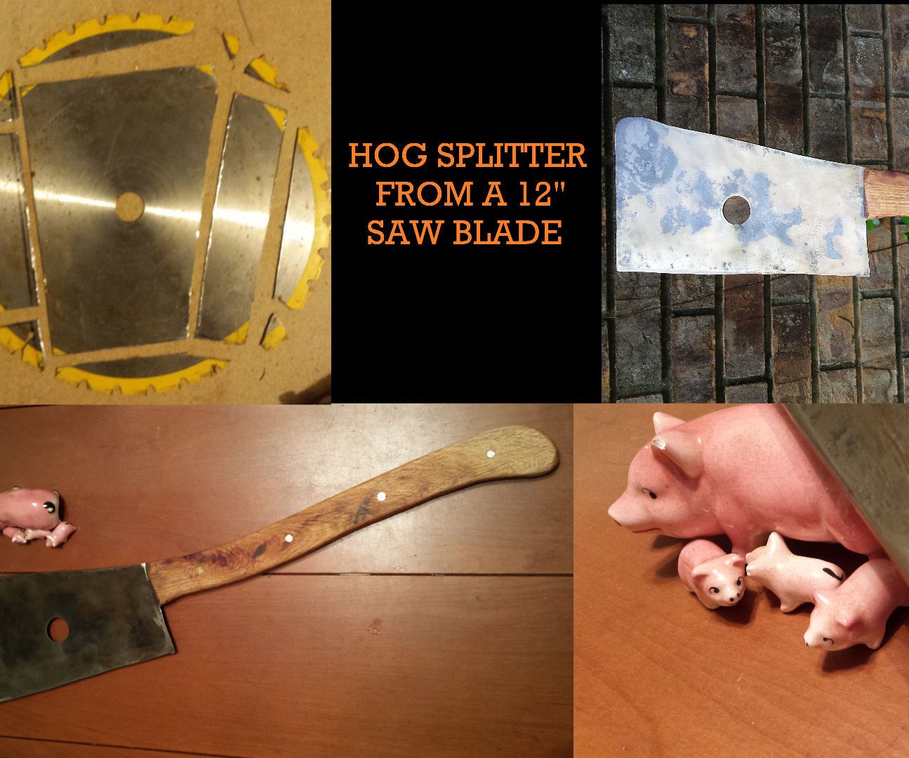 Hog Splitter From a 12" Saw Blade : 15 Steps - Instructables