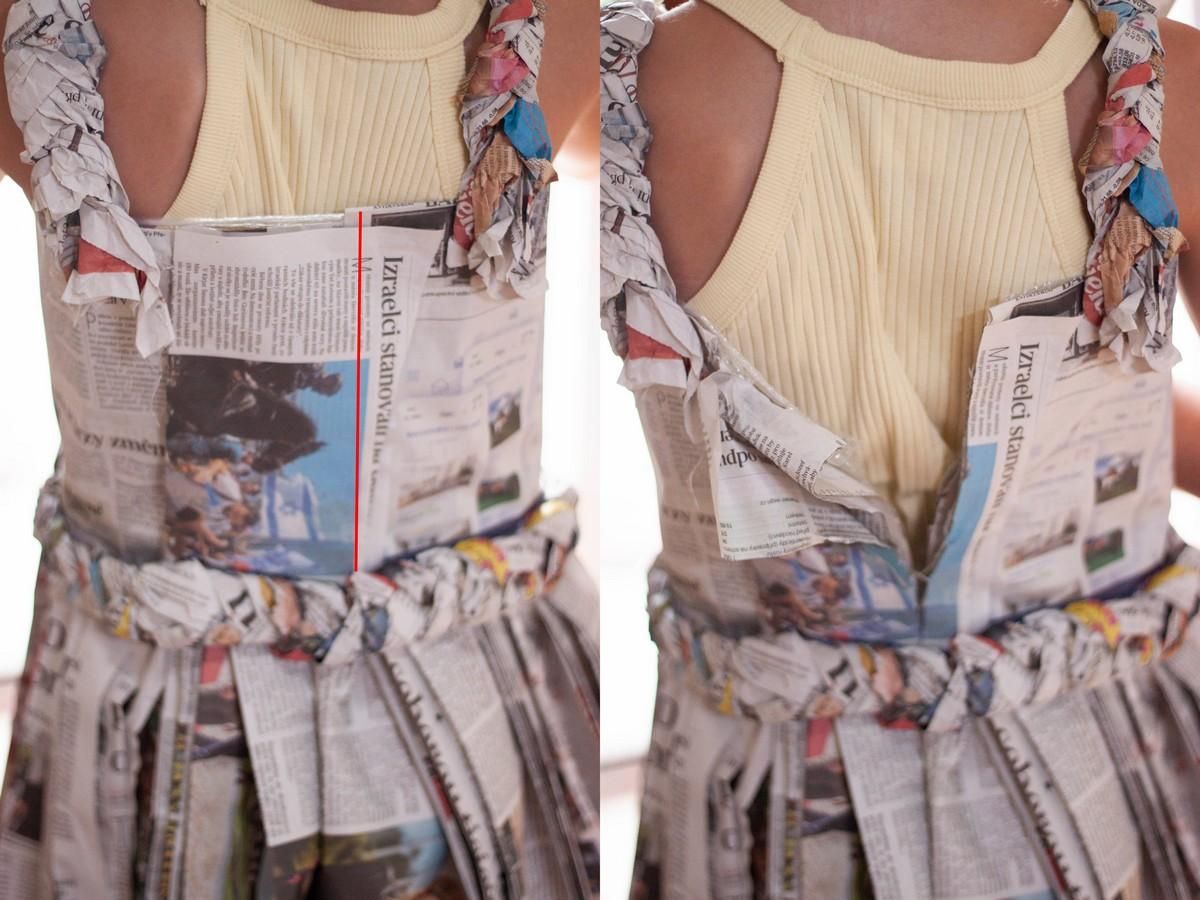 Newspaper Dress : 5 Steps (with Pictures) - Instructables