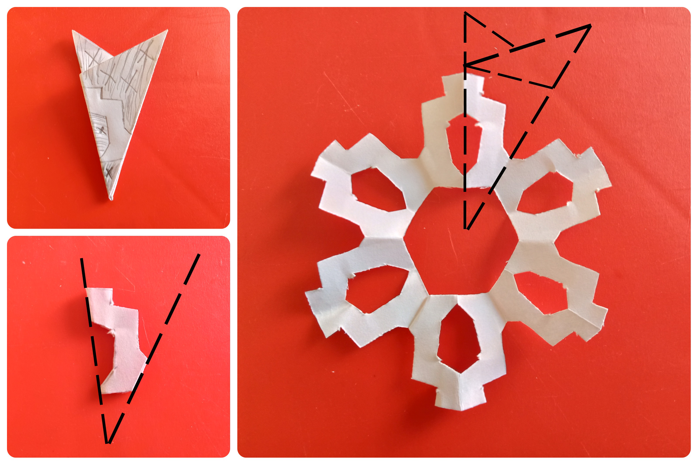 Decorative Paper Snowflakes (6 Pointed) : 8 Steps (with Pictures ...