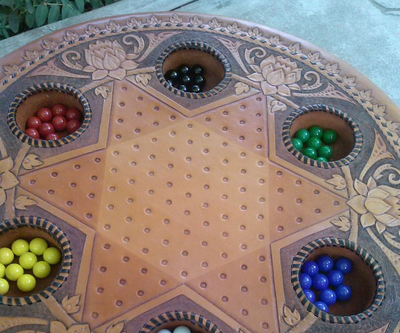 Leather Chinese Checker Board : 12 Steps (with Pictures) - Instructables