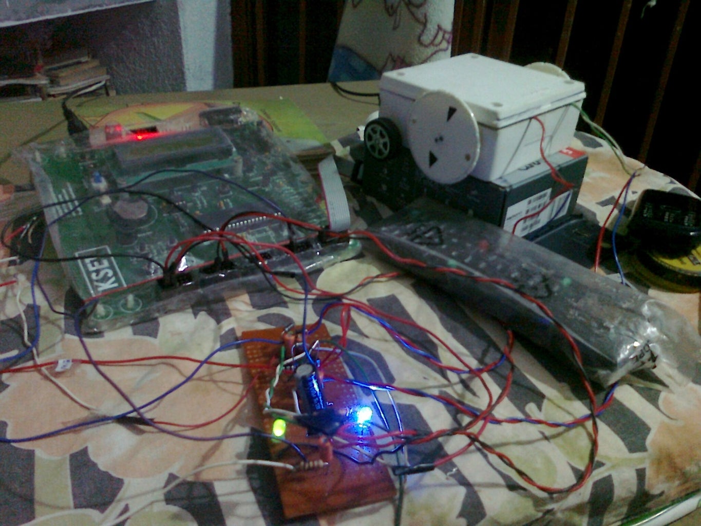 Infra Red Remote Controlled Robocar Using Avr Atmega32 Mcu 5 Steps Instructables 1290