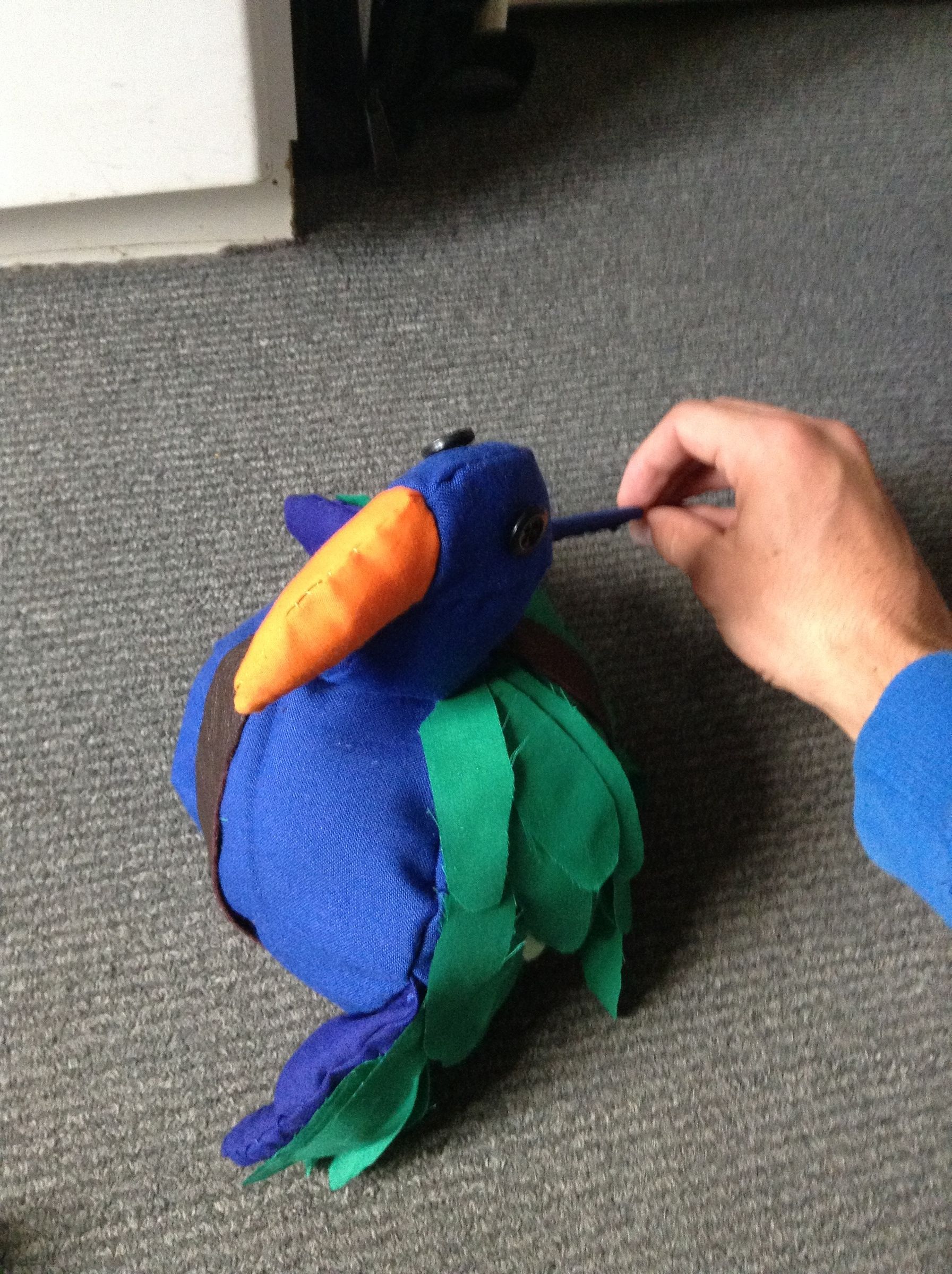 Pirate Parrot Puppet : 12 Steps - Instructables