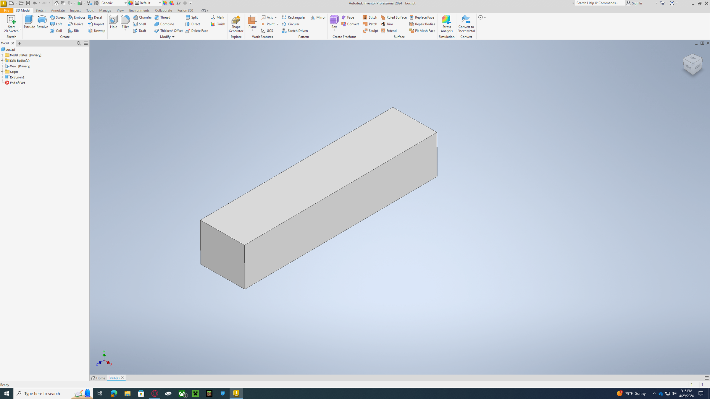 How to Resize Any Shape You Want on Auto Desk Inventor : 7 Steps ...