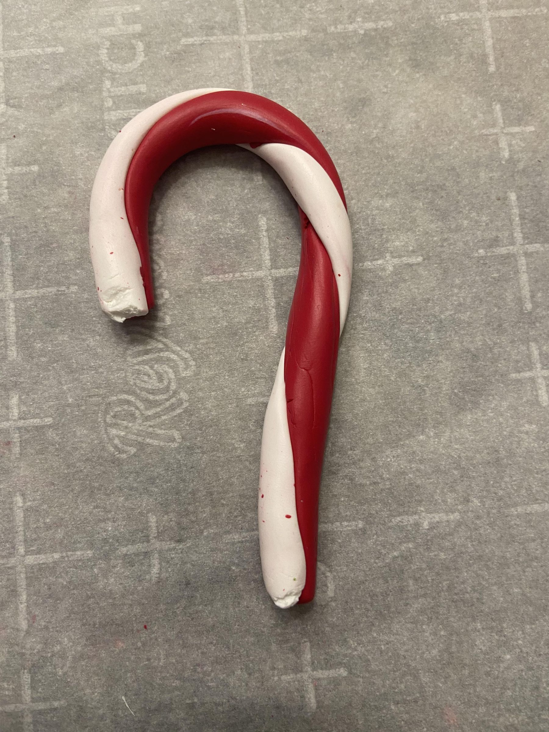 Clay Candy Cane Ornament : 4 Steps (with Pictures) - Instructables