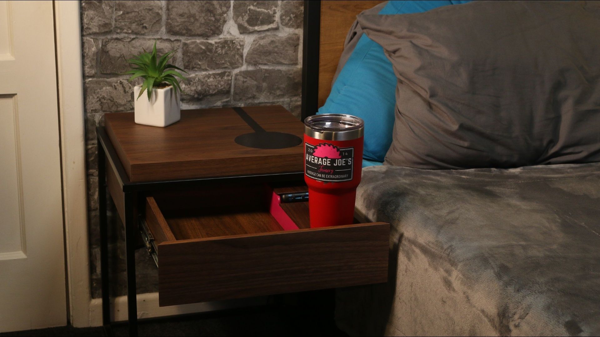 3 DIY Bedside Table Modifications : 12 Steps (with Pictures ...