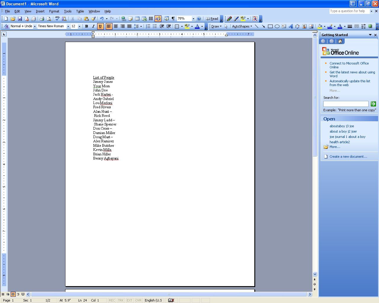 How to Alphabetize by Last Name in Microsoft Word : 3 Steps - Instructables