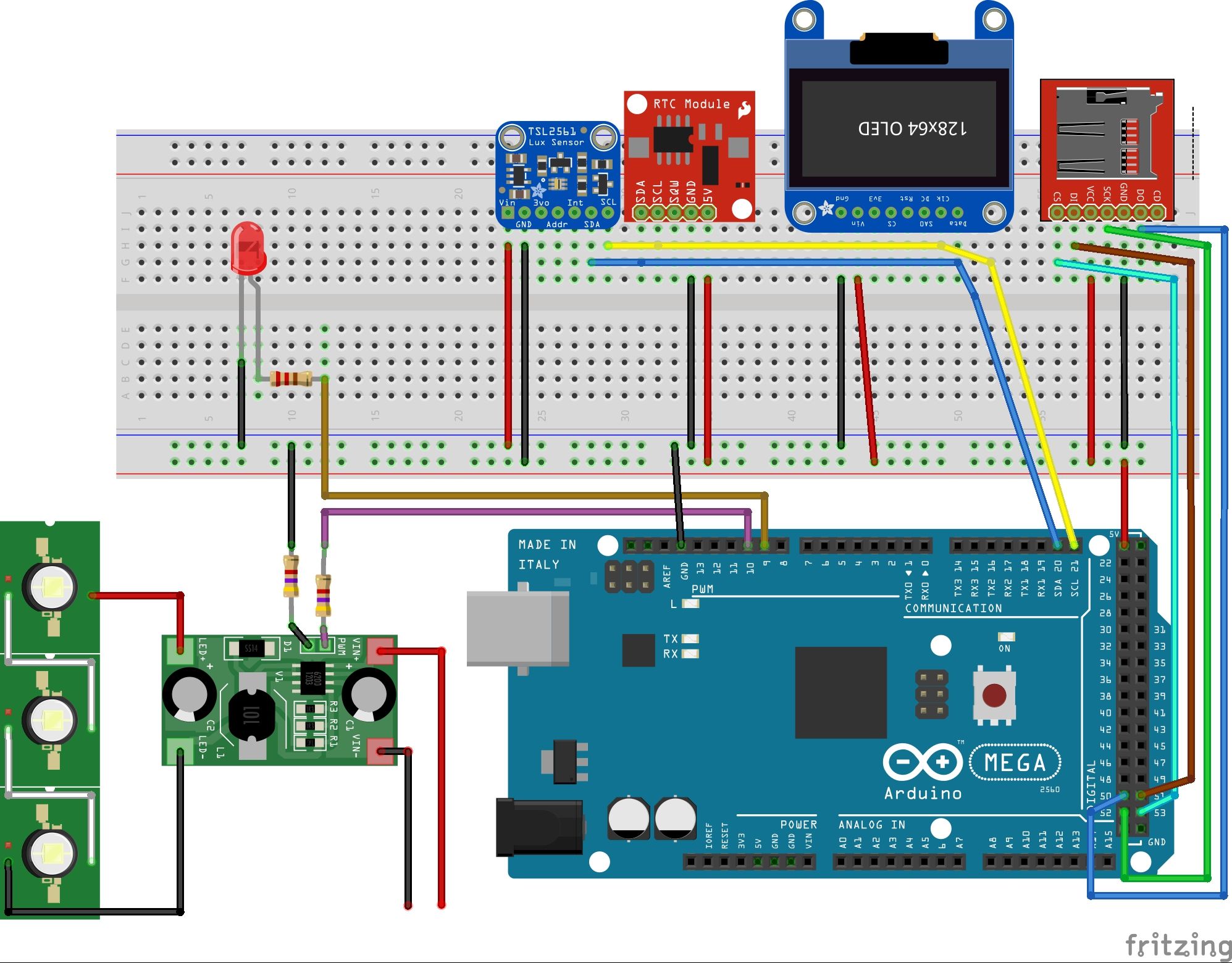 Control High-powered LED Panel by Arduino Real Time With Log Data ...
