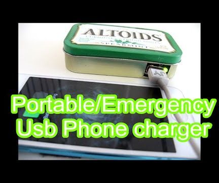 Portable Emergency Phone Charger - Instructables