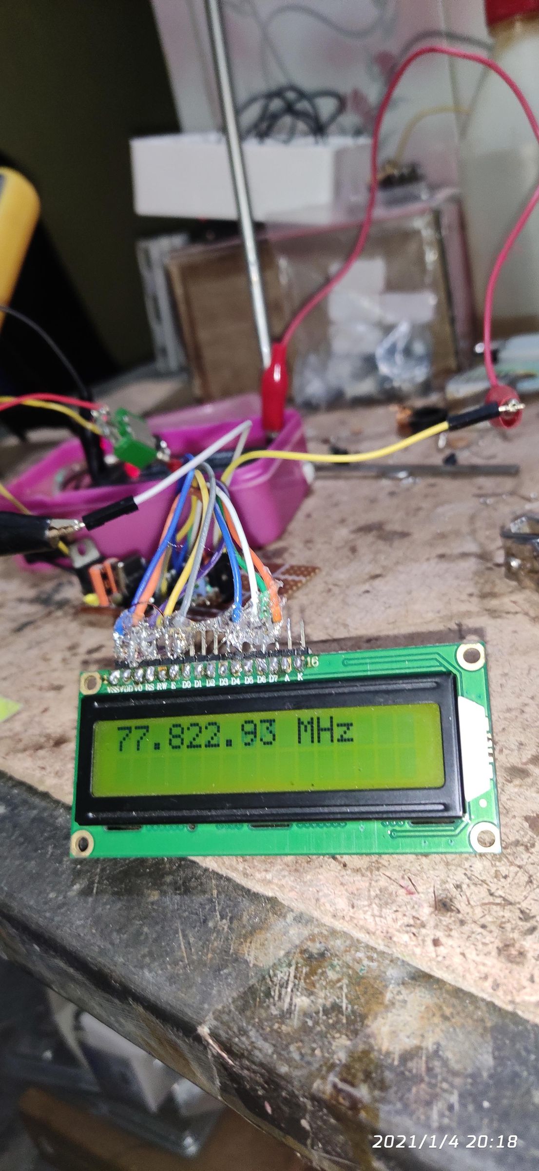 Frequency Counter( Mine Worked Up to 70MHz) Using PIC 16F628A (with ...