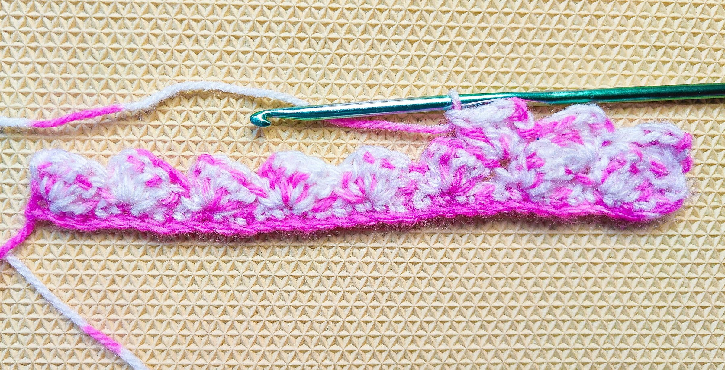 Easiest One Row Repeat Crochet Scarf Pattern : 6 Steps (with Pictures ...
