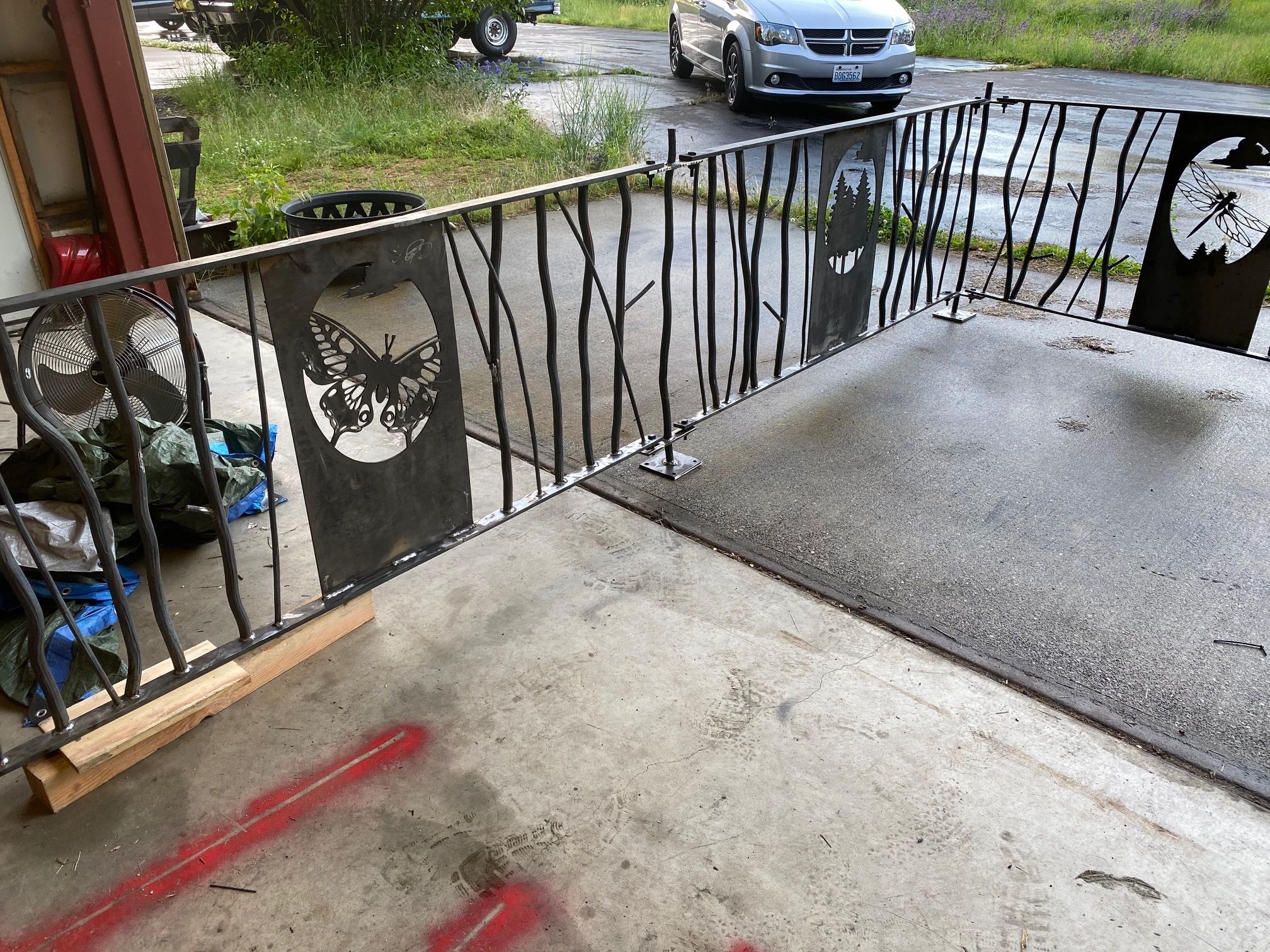 Rustic Cabin Railing : 7 Steps - Instructables