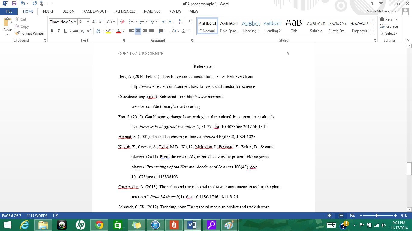 Formatting APA Style in Microsoft Word 2013 : 9 Steps - Instructables