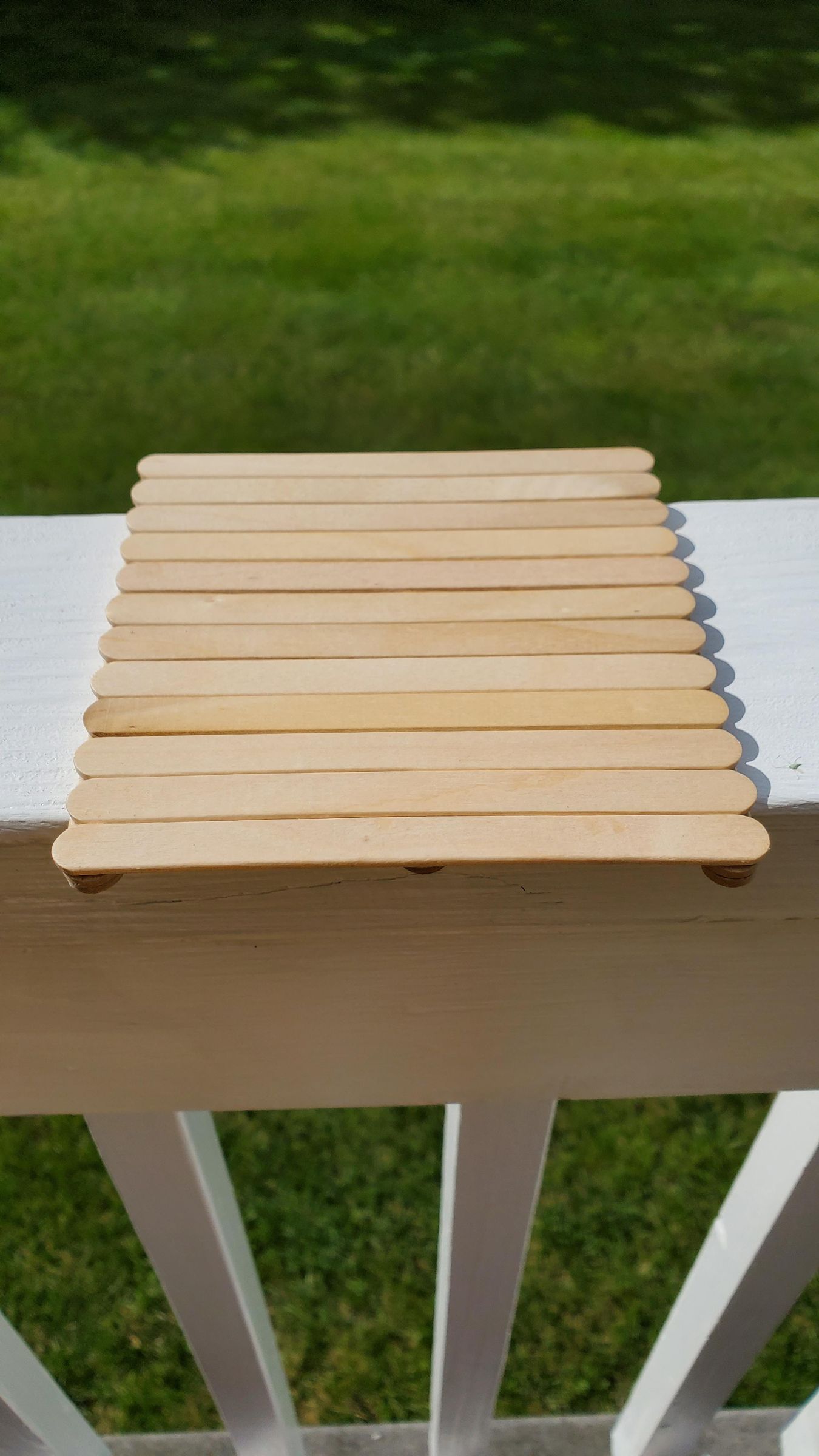 Easy Popsicle Stick Coaster : 4 Steps - Instructables
