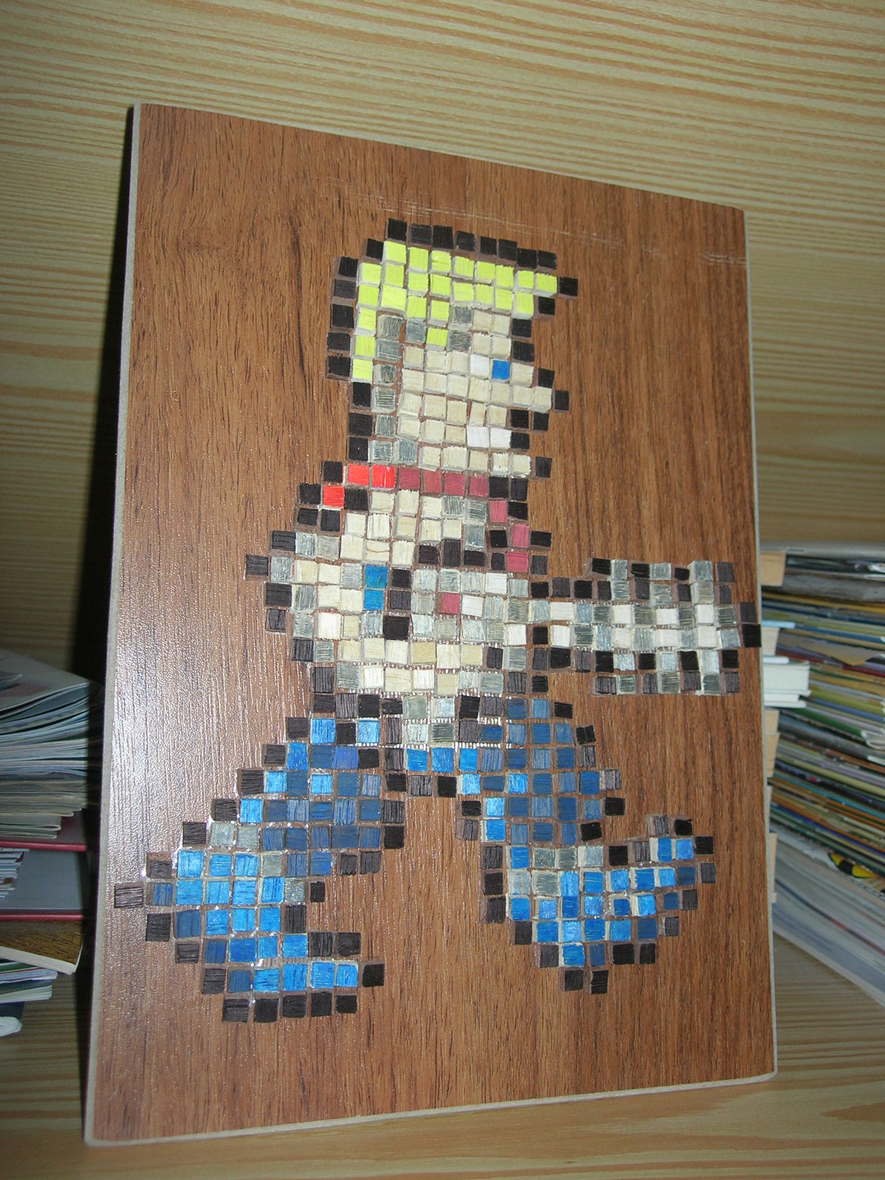 Small-scale Wooden Pixel Art : 5 Steps - Instructables