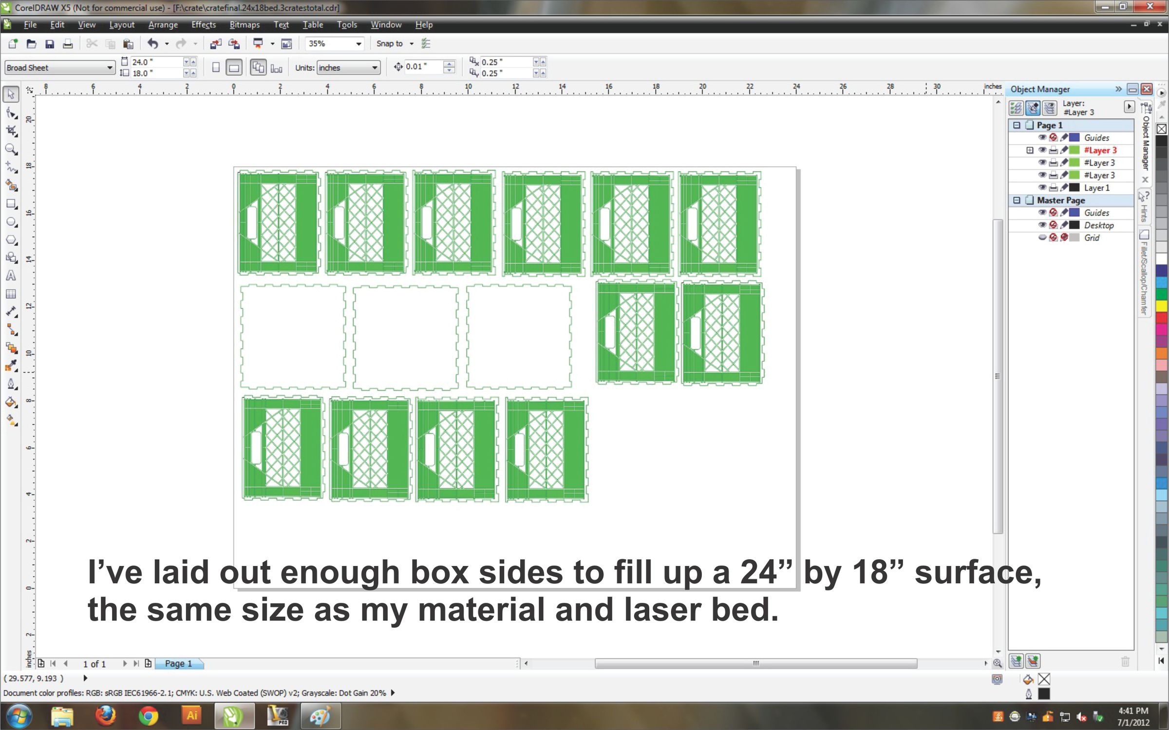 Mini Milk Crate Cut on a Laser - Instructables