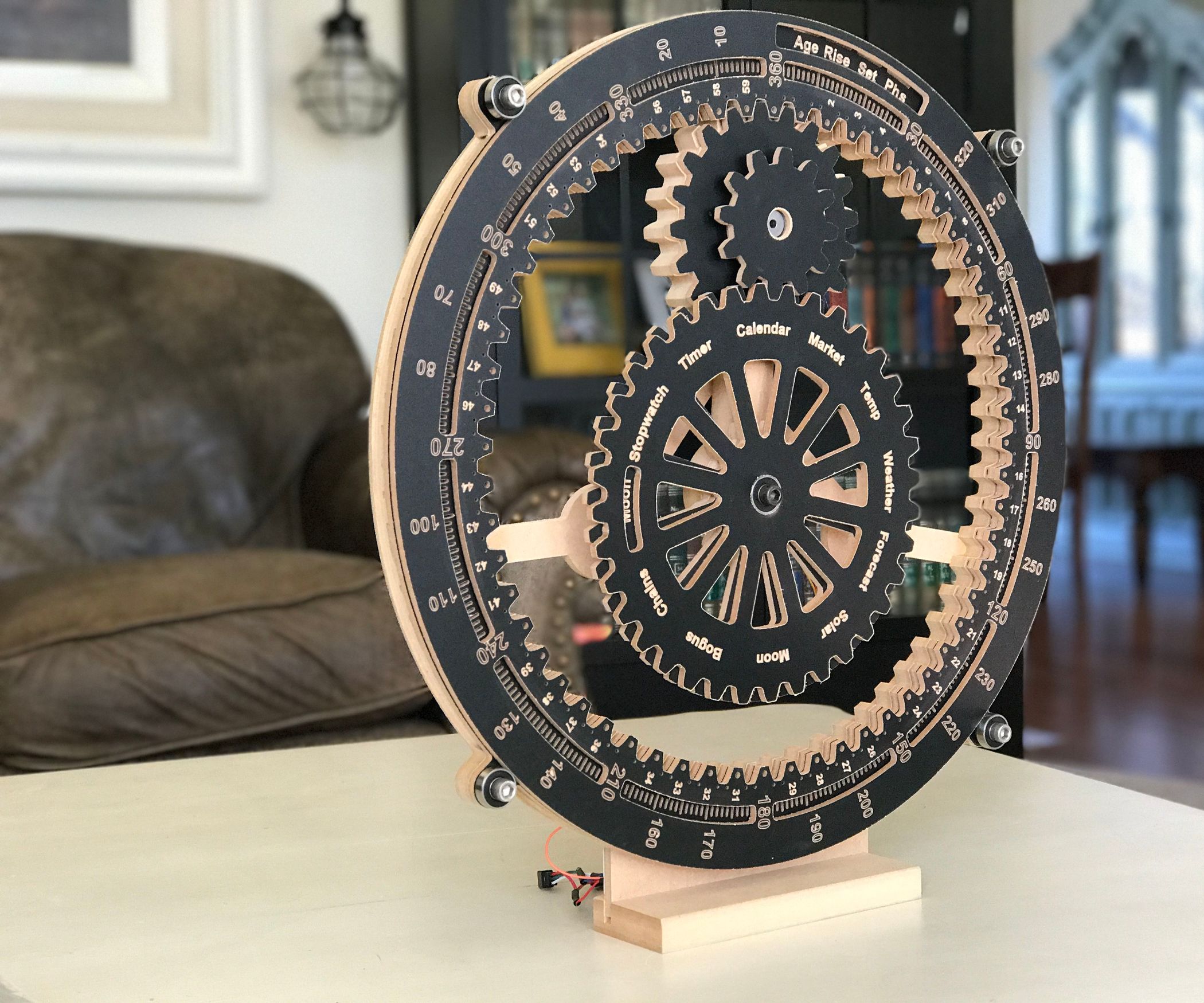 Data Clock (Cloud + Amazon Echo + LED's = Artistic Data!) : 7 Steps ...