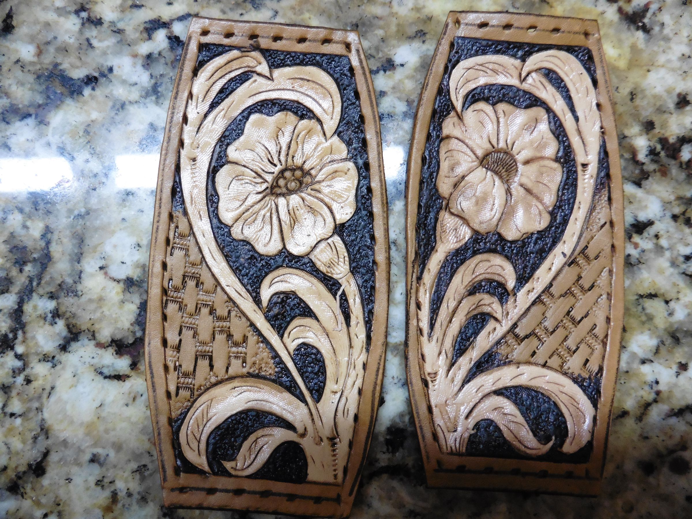 Decorative Tooled Leather Maul Handle Wrap : 5 Steps (with Pictures ...