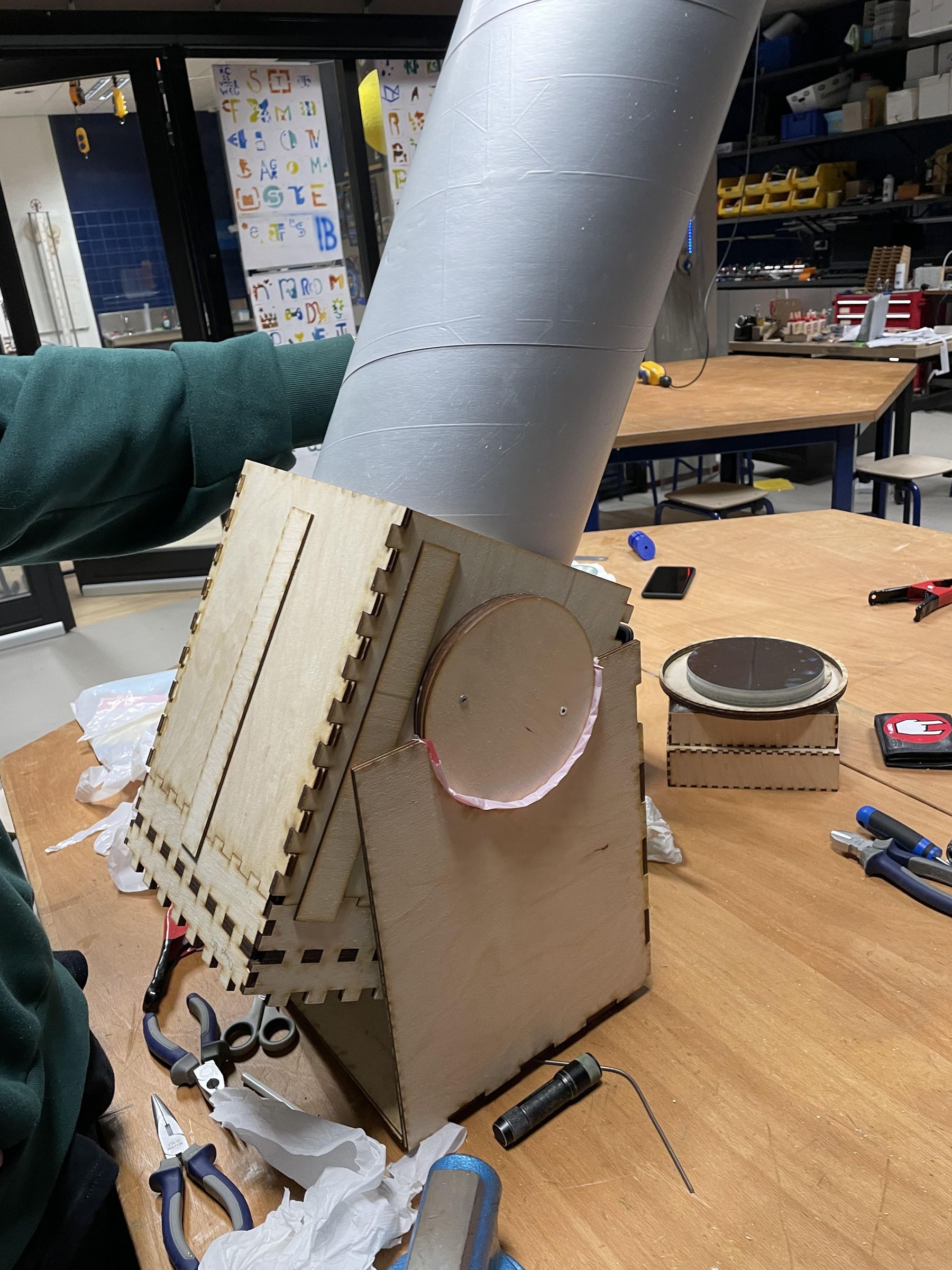 How to Build a "Wannabe" Dobsonian Telescope / Hoe Maak Je Een "Wannabe ...