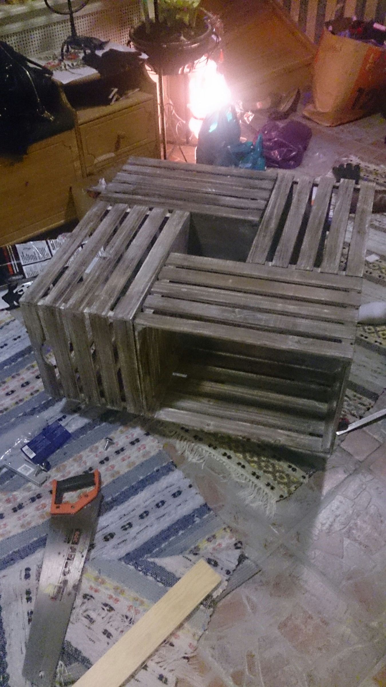 Apple Crate Coffee Table : 8 Steps (with Pictures) - Instructables