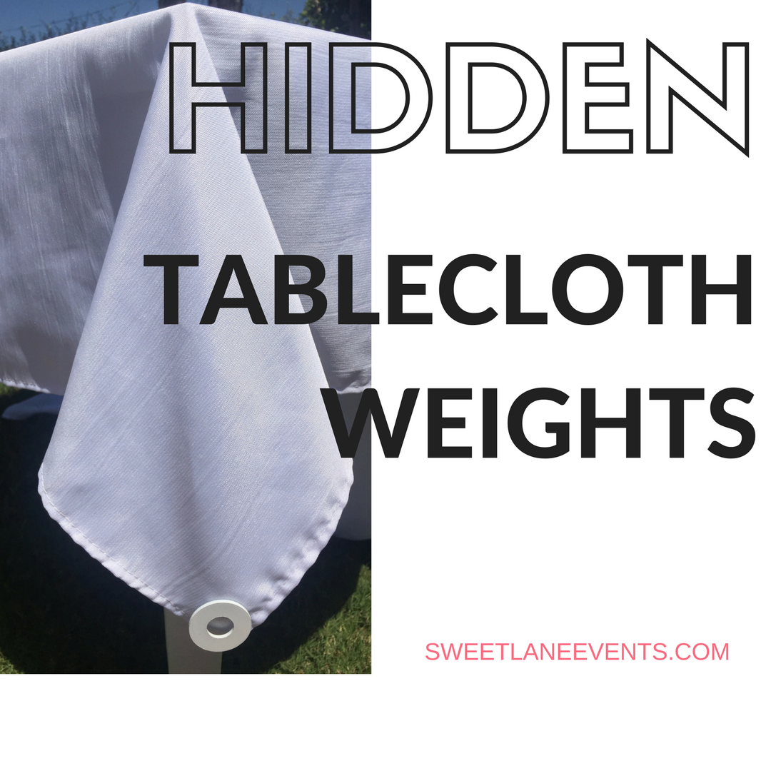 Hidden Tablecloth Weights With Pictures Instructables