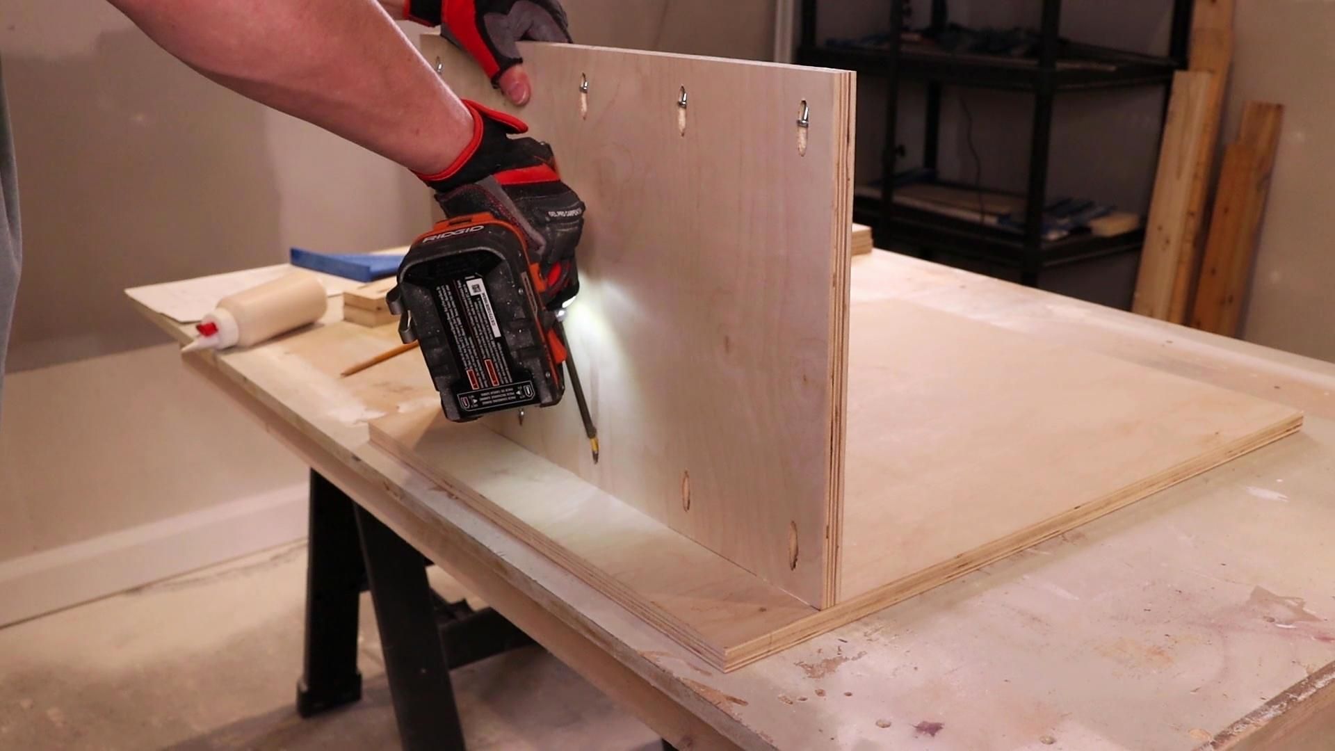 DIY Computer Desk | Cable Management, Storage, LED's : 13 Steps (with ...