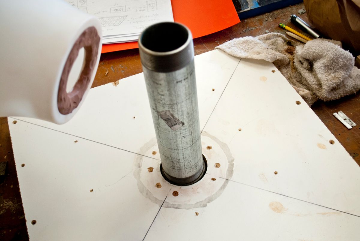 DIY CONCRETE:: Umbrella Base : 4 Steps (with Pictures) - Instructables