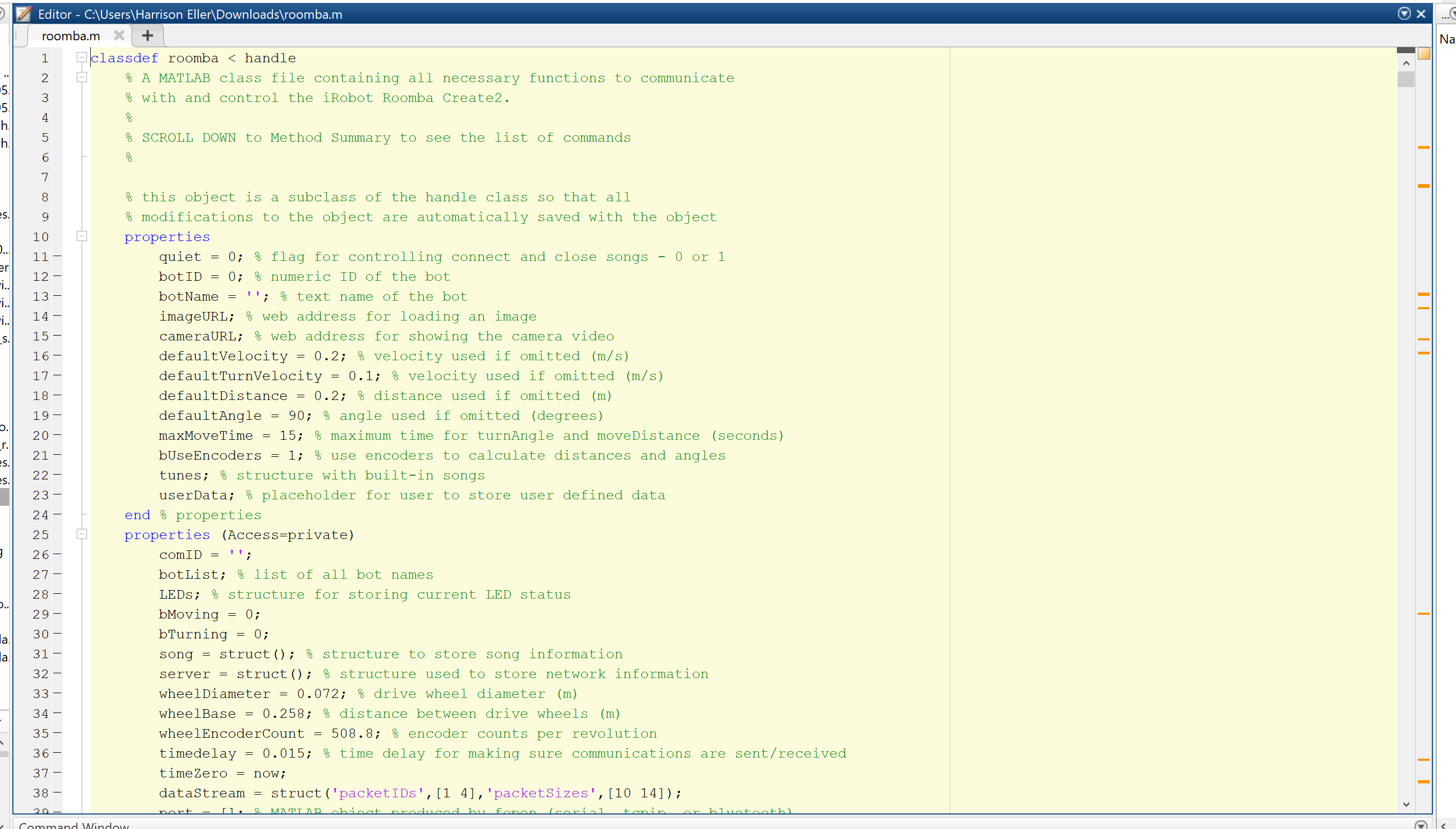 MATLAB Controlled Roomba : 5 Steps - Instructables