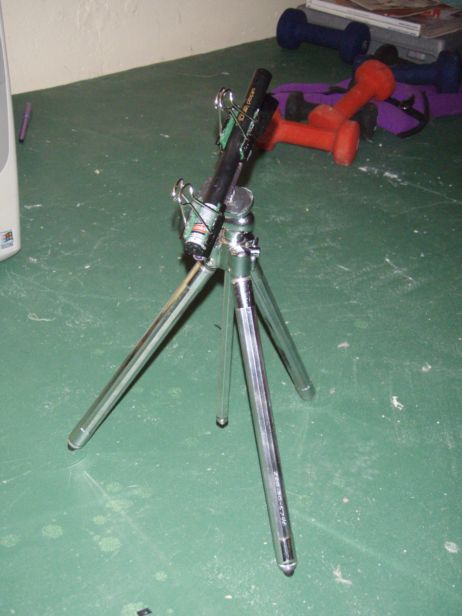 Tripod Laser Stand : 6 Steps - Instructables