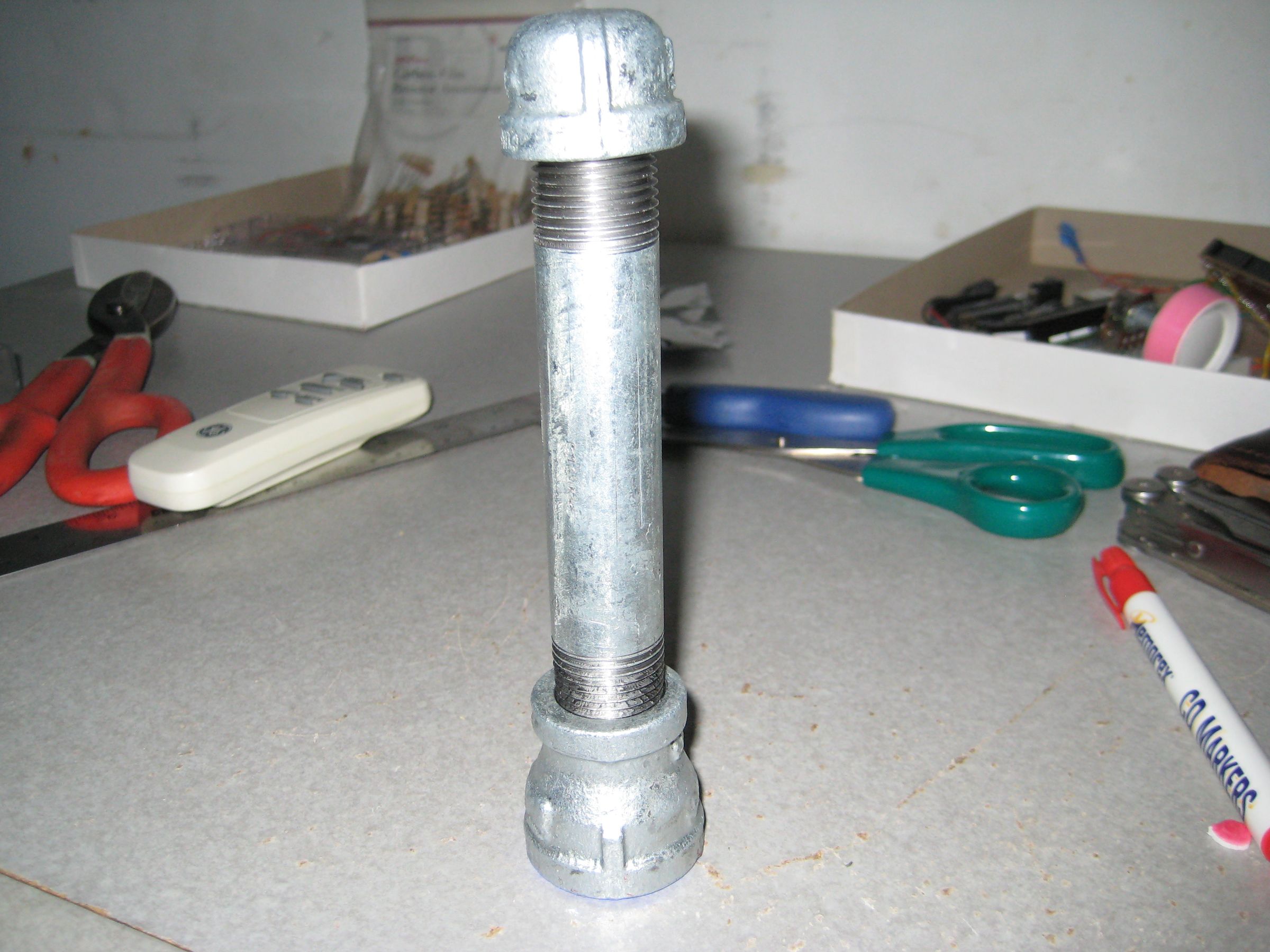 Gas Pipe Flashlight : 8 Steps (with Pictures) - Instructables