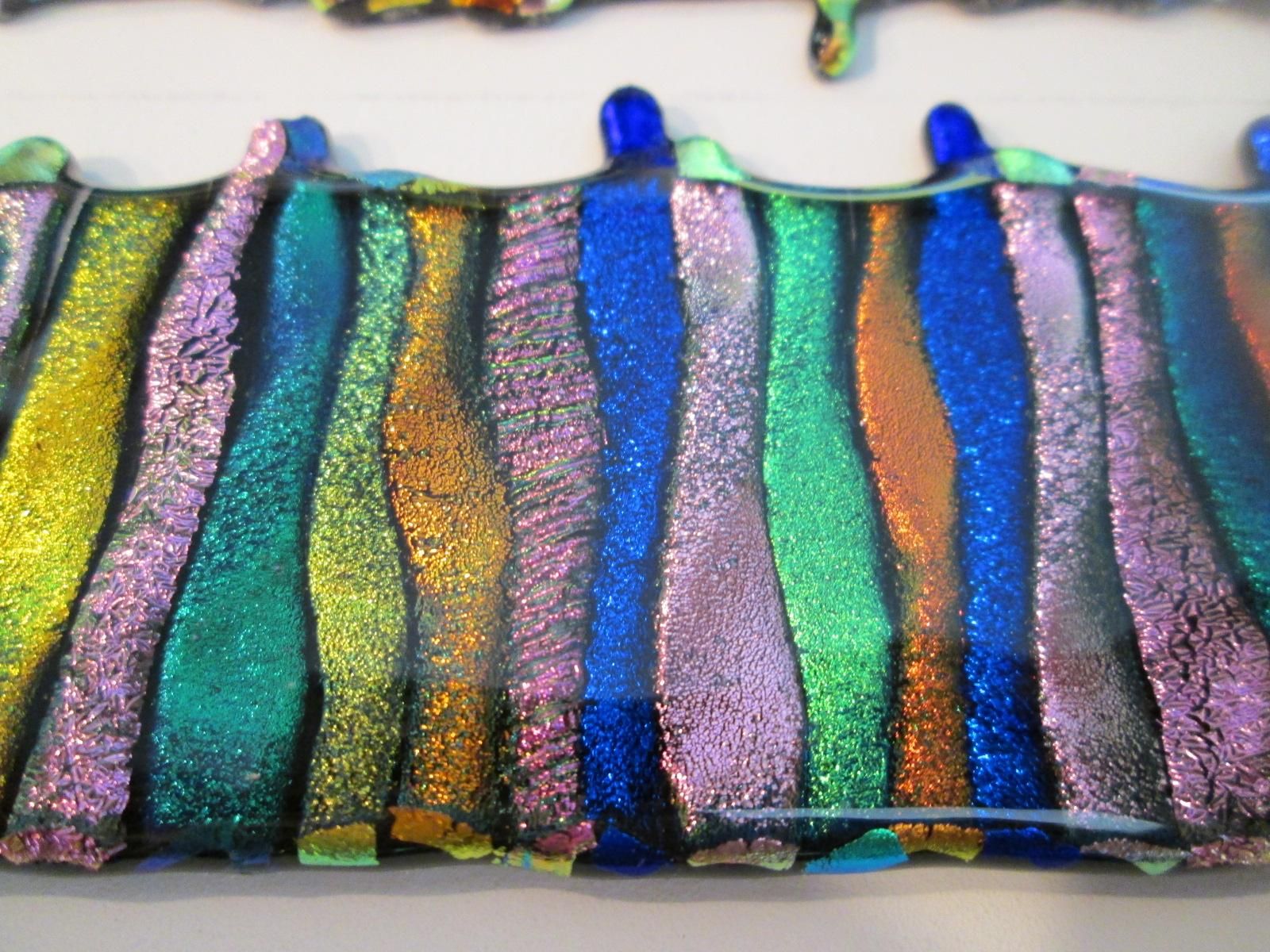 Fused Glass "Wavy" Dichroic Heart Pendants : 9 Steps (with Pictures ...