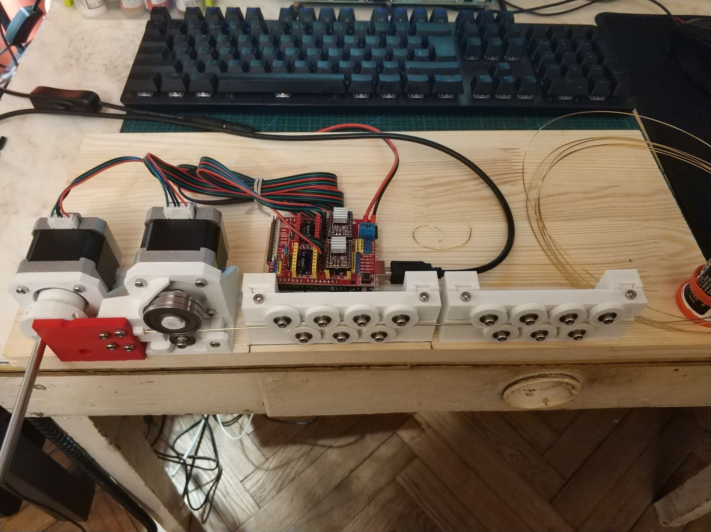 Spring Making / Wire Bending Machine : 11 Steps (with Pictures ...