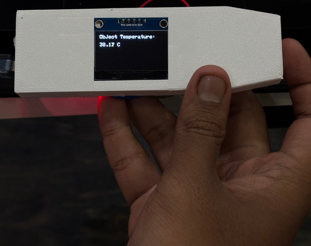 Portable Digital Thermometer Project Using Arduino : 7 Steps (with ...
