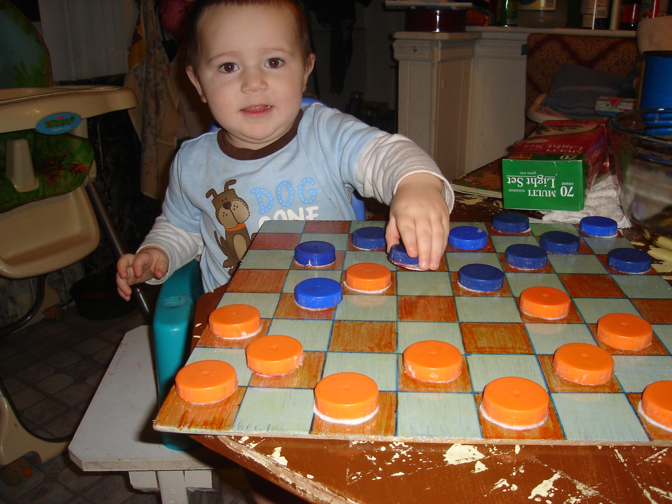 Homeade Checkers and Board : 5 Steps - Instructables