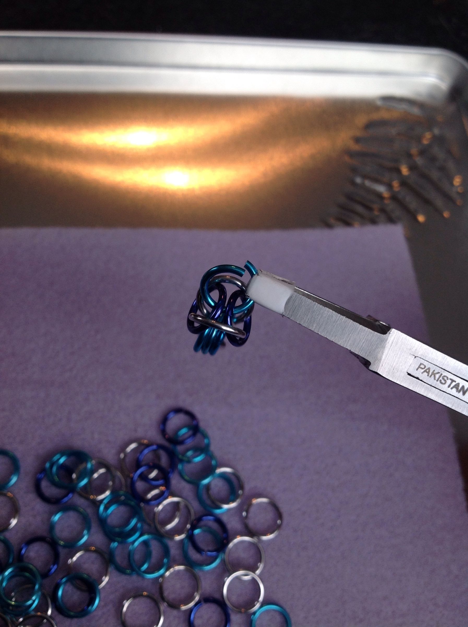 Triple Byzantine Weave Bracelet : 5 Steps (with Pictures) - Instructables