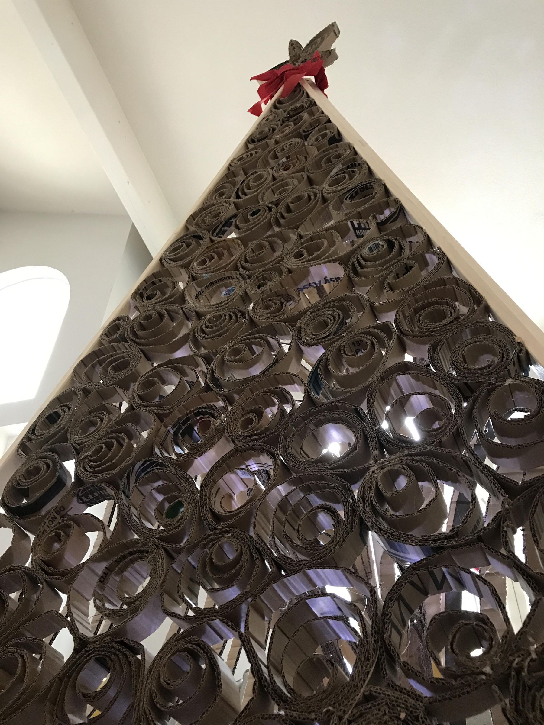 Repurposed/Upcycled Quilled Cardboard Christmas Tree : 8 Steps (with ...