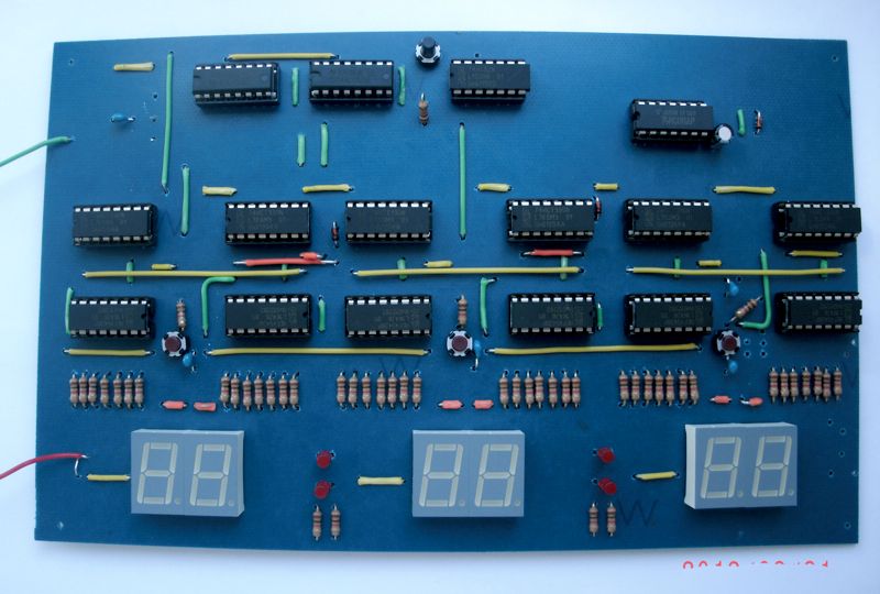 24 Hr Digital Clock Only With Basic CMOS Chips : 5 Steps (with Pictures ...