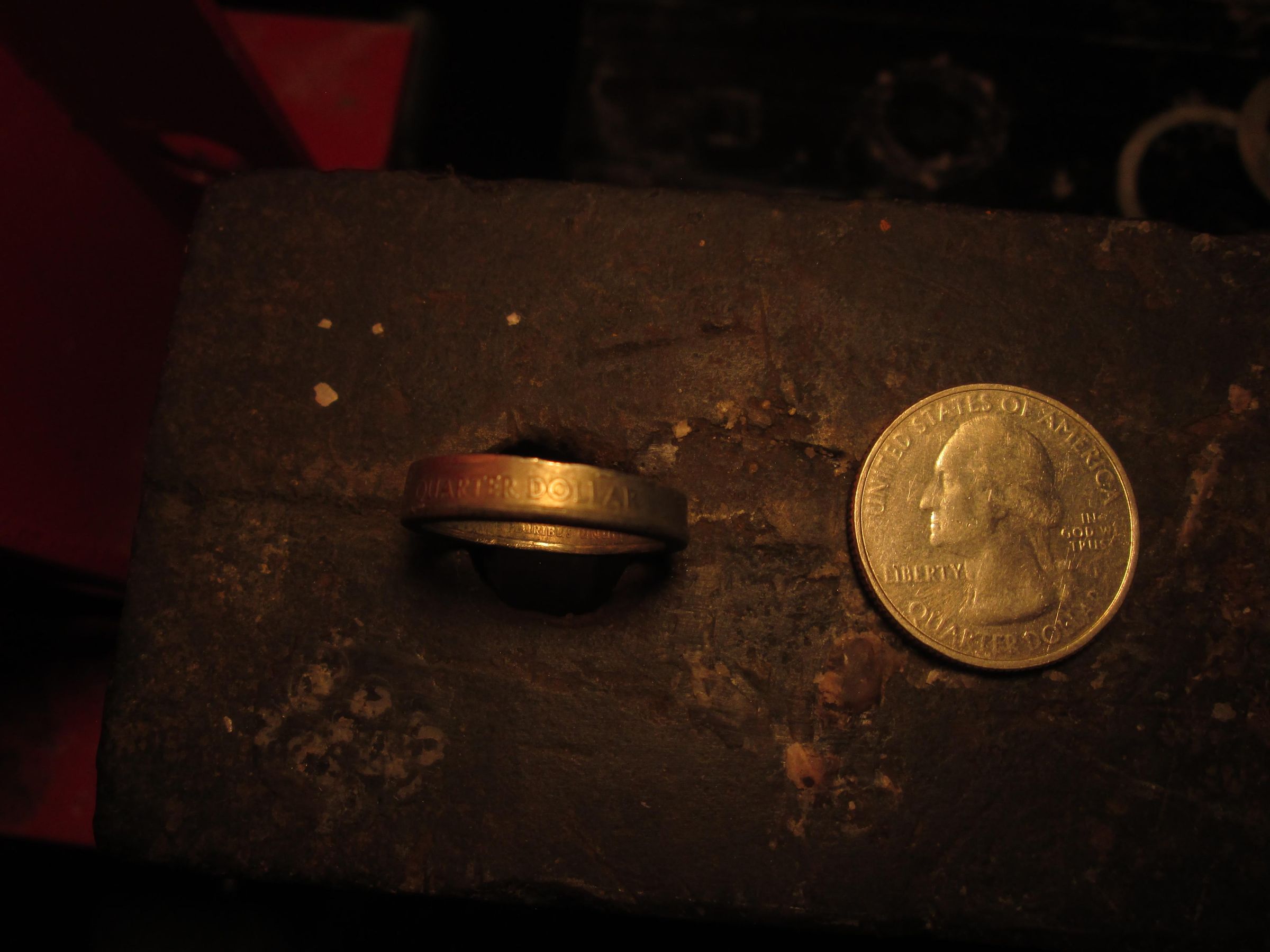 DIY Beautiful Coin Ring Out of a Clad Quarter : 6 Steps (with Pictures ...