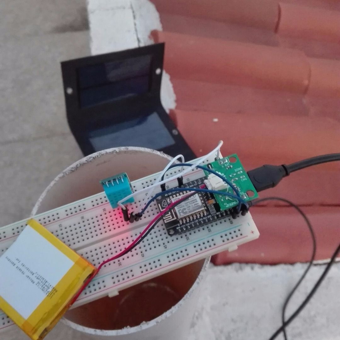 Autonomous Weather Station With ESP8266 : 7 Steps - Instructables
