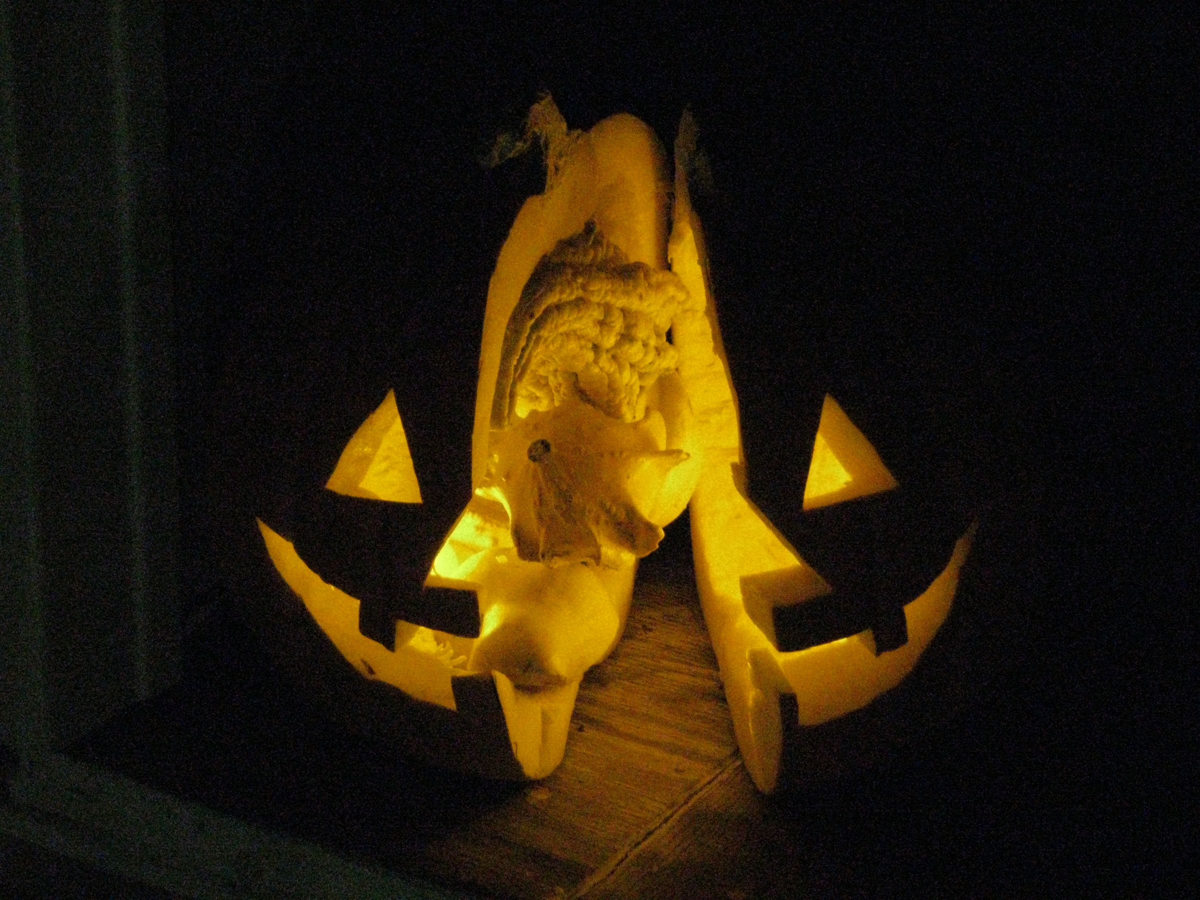 Anatomical Heart Pumpkin Carving