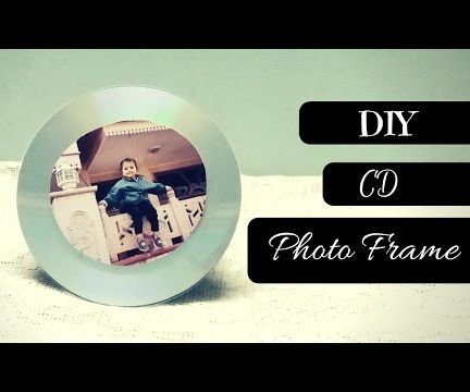 DIY Photo Frame Recycling Old Cds! - Instructables