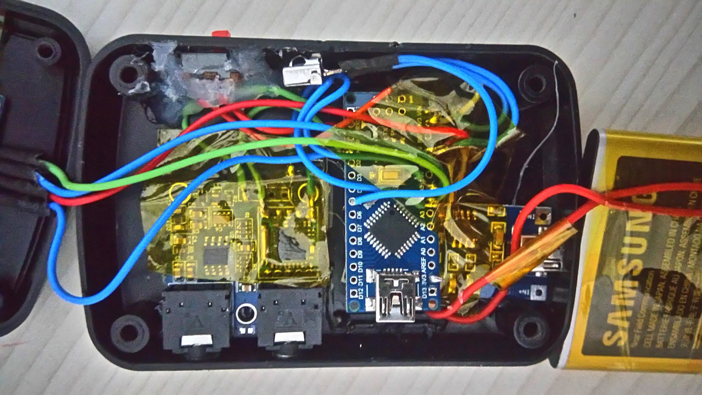 Diy Arduino Tea5767 Pocket Radio With Remote Control and Rechargeable ...