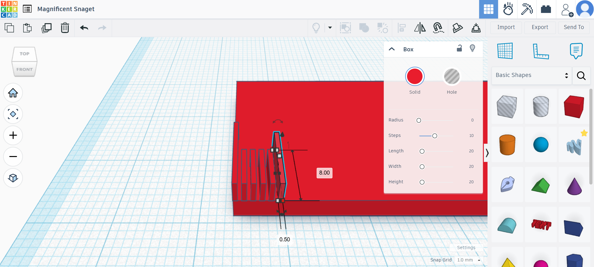 Design and Print a Simple 6-Inch Ruler in Tinkercad : 13 Steps (with ...